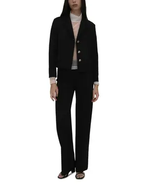 Rosetta Getty Cropped Scuba Jacket