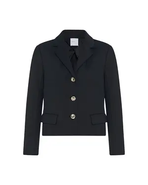 Rosetta Getty Cropped Scuba Jacket