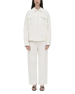 Rosetta Getty Zip Front Shirt Jacket