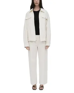 Rosetta Getty Zip Front Shirt Jacket