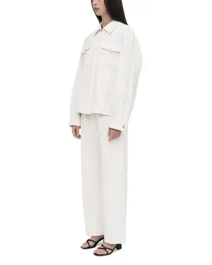 Rosetta Getty Zip Front Shirt Jacket