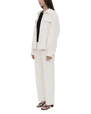 Rosetta Getty Zip Front Shirt Jacket
