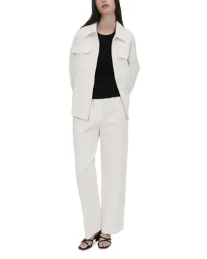 Rosetta Getty Zip Front Shirt Jacket