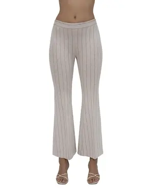 Rosetta Getty Cropped Flare Pull On Pants