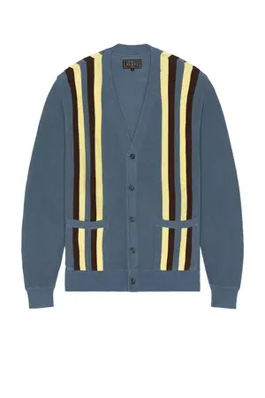 BEAMS Cardigan Stripe