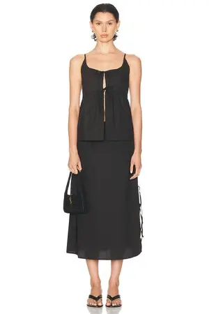 DEIJI STUDIOS Double Tie Top