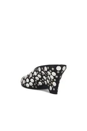 Khaite Cloak Stud Mules - Black