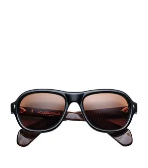 JACQUES MARIE MAGE Richard Aviator Sunglasses