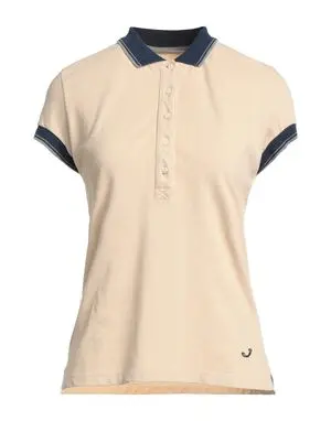 JACOB COHЁN Polo Shirt With Embroidered Logo - Beige