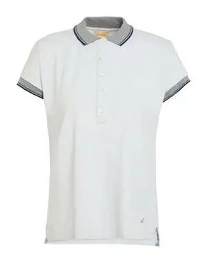 JACOB COHЁN Polo Shirt With Embroidered Logo Blue