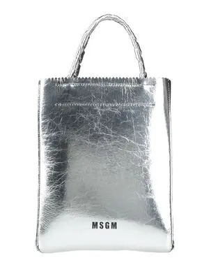 MSGM Leather Shopper Bag