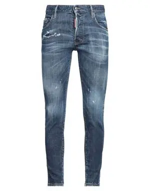 Dsquared2 Jeans Size Cotton, Polyester, Elastane, Calfskin