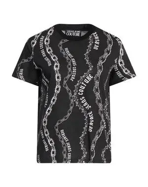 Versace Printed Cotton T-shirt - Black