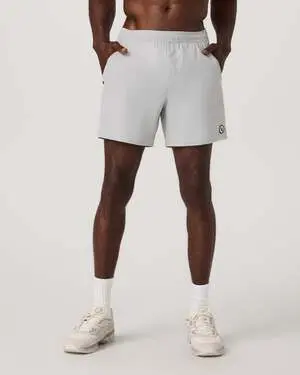 Vuori Maverick Volley Short Lined Sky Grey