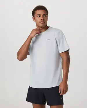 Vuori Vuori Short Sleeve Viewpoint Performance T-shirt 2.0 Sky Grey
