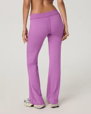 Vuori Halo Low Rise Slim Flare Pants - Bloom Heather