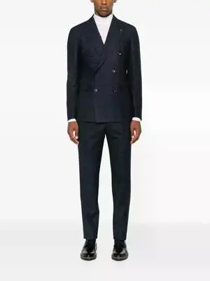 Tagliatore Double-breasted Checked Suit
