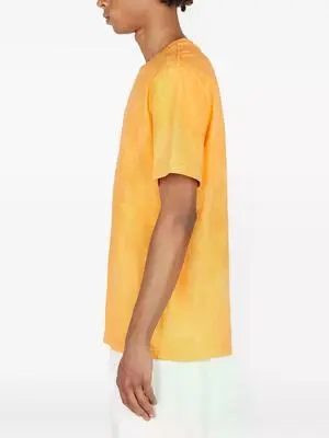 NOTSONORMAL Washed Crew Neck T-shirt - Orange