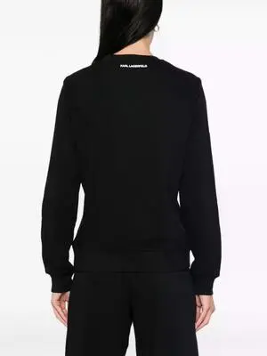 Karl Lagerfeld Floral-embroidered Sweatshirt