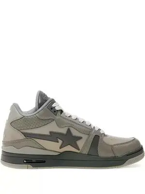 A BATHING APE Clutch Sta™ #1 Star-patch Hi-top Sneakers