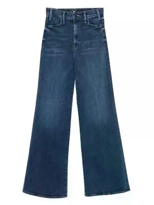 MOTHER The Hustler Roller Sneak Jeans - Blue