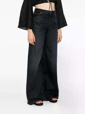 Chloé Buttoned Wide-leg Jeans