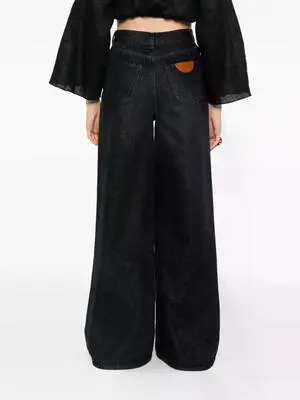 Chloé Buttoned Wide-leg Jeans