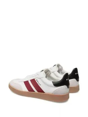 Bally Retro Crest Leather Sneakers - White