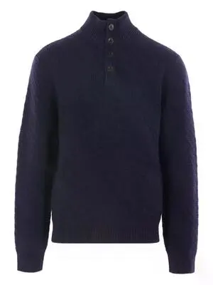 Giorgio Armani Textured High-neck Cashmere Sweater