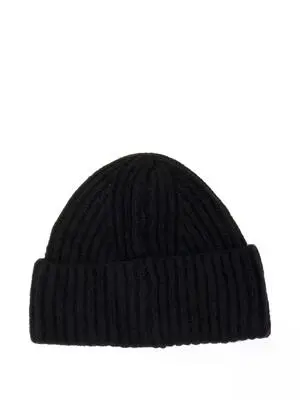BARACUTA Ribbed Logo Beanie