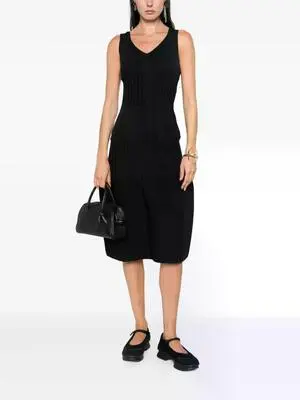 CFCL Ribbed V-neck Midi Dress