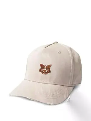 PELO FOUNDATION Embroidered Dog Baseball Cap - Neutrals