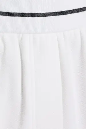 Brunello Cucinelli Cotton-blend Piqué Shorts