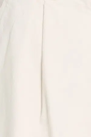 Brunello Cucinelli High-rise Wide-leg Jeans - Ecru