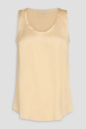 Brunello Cucinelli Silk-blend Satin Top