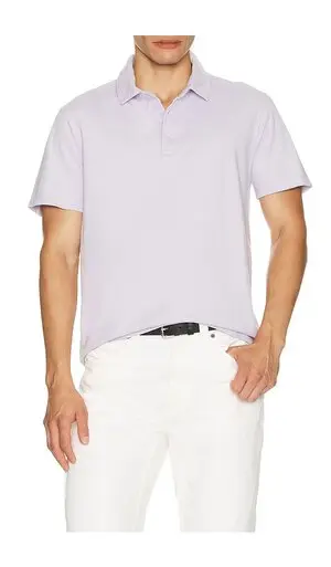Vince Garment Dye Polo In . Also