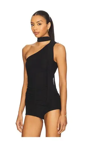 AFRM Asymmetrical One Shoulder Jersey Top