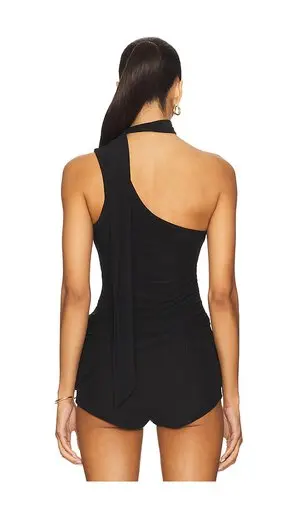AFRM Asymmetrical One Shoulder Jersey Top