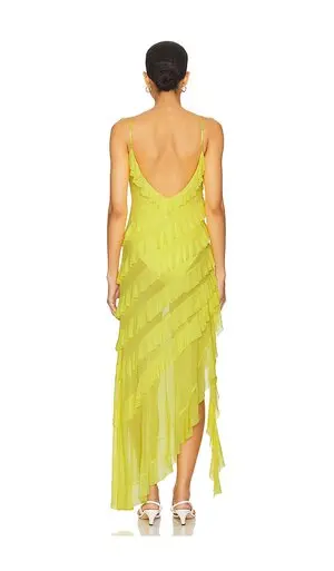 AFRM Vienna Ruffled Maxi Dress