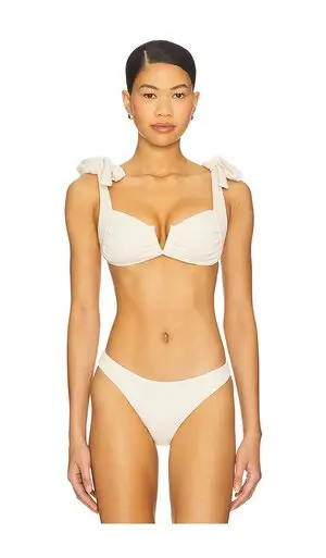 Tularosa Seashell Bikini Top - Ivory