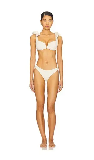 Tularosa Seashell Bikini Top - Ivory