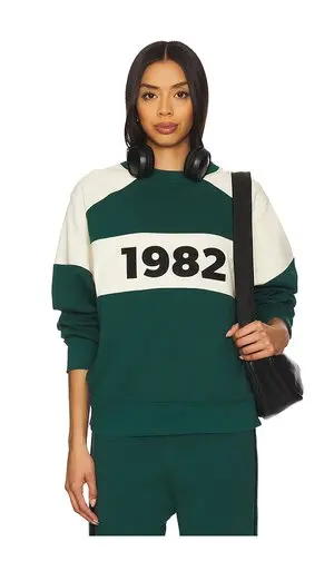 ARAMINTA JAMES 1982 Contrast Knit Sweatshirt