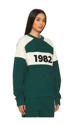 ARAMINTA JAMES 1982 Contrast Knit Sweatshirt