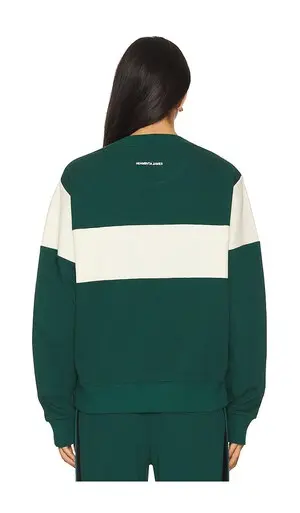 ARAMINTA JAMES 1982 Contrast Knit Sweatshirt