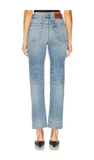 GRLFRND Walker Mid-rise Cropped Jeans