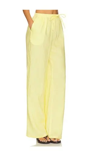AEXAE Drawstring Pant - Butter Yellow