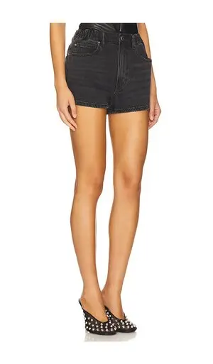 Alexander Wang Marathon Short With Logo Emboss Side Panels