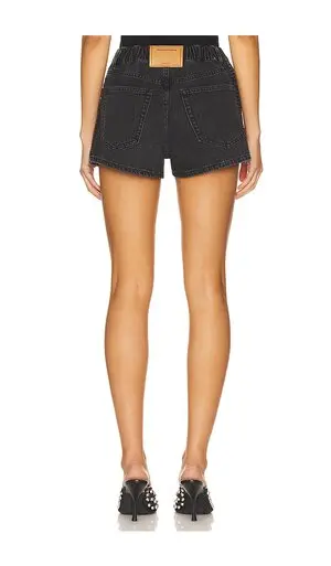 Alexander Wang Marathon Short With Logo Emboss Side Panels