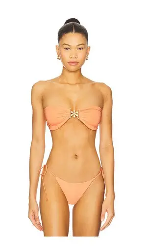 ASTA RESORT Mia Bikini Top - Tangerine