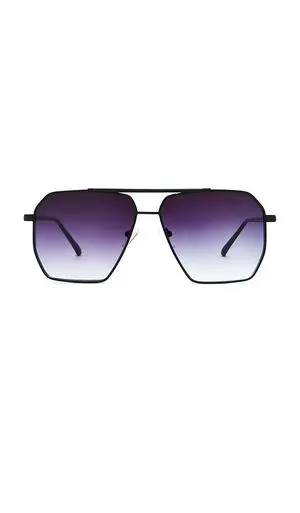 AIRE Asteroid Sunglasses - Black & Smoke Gradient